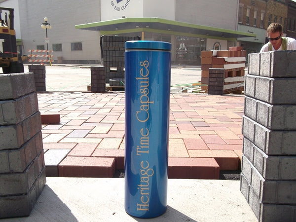 Aluminum Cylinder Time Capsule - Small – Heritage Time Capsules