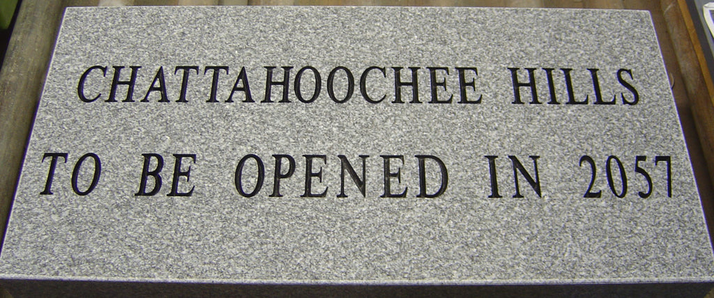 Heritage Stone Marker Medallion – Heritage Time Capsules